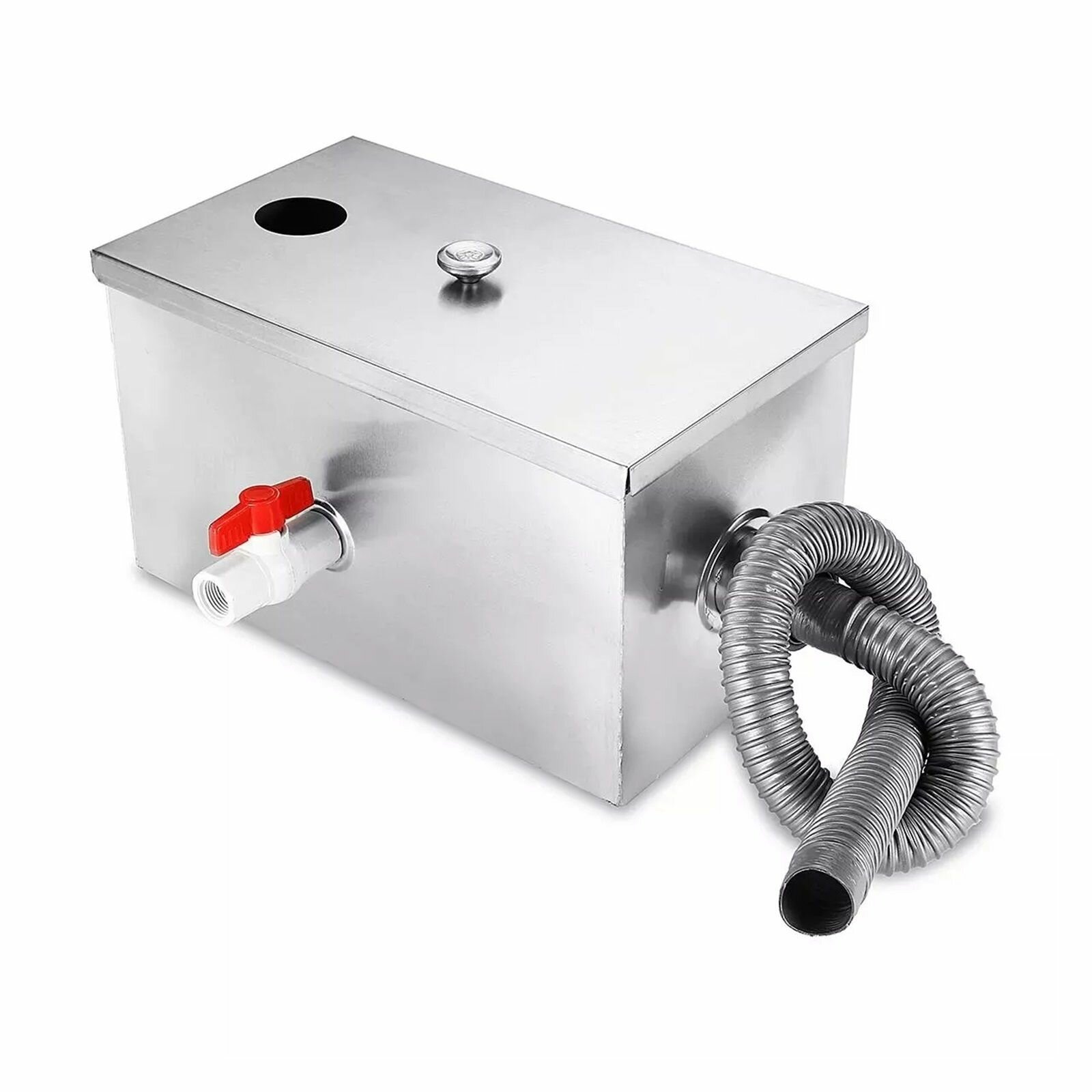 Жироуловитель из нержавеющей стали весом 8 фунтов 350*200*200 мм