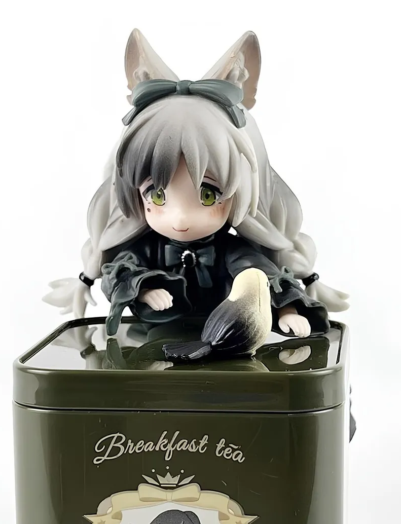 Фигурка Чайная Кошка / Tea Time, коллекционная (12 см) no retail box