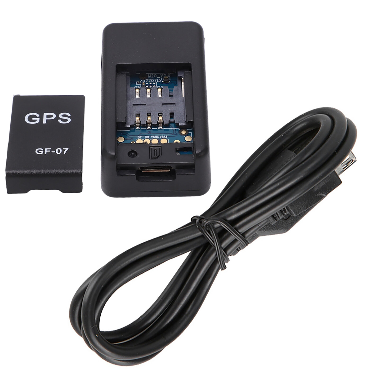 GF-07 Миниатюрный GPS-локатор с сигнализацией, 150 мА, магнитный, GSM, GPRS, устройство слежения в реальном времени для транспортных средств.