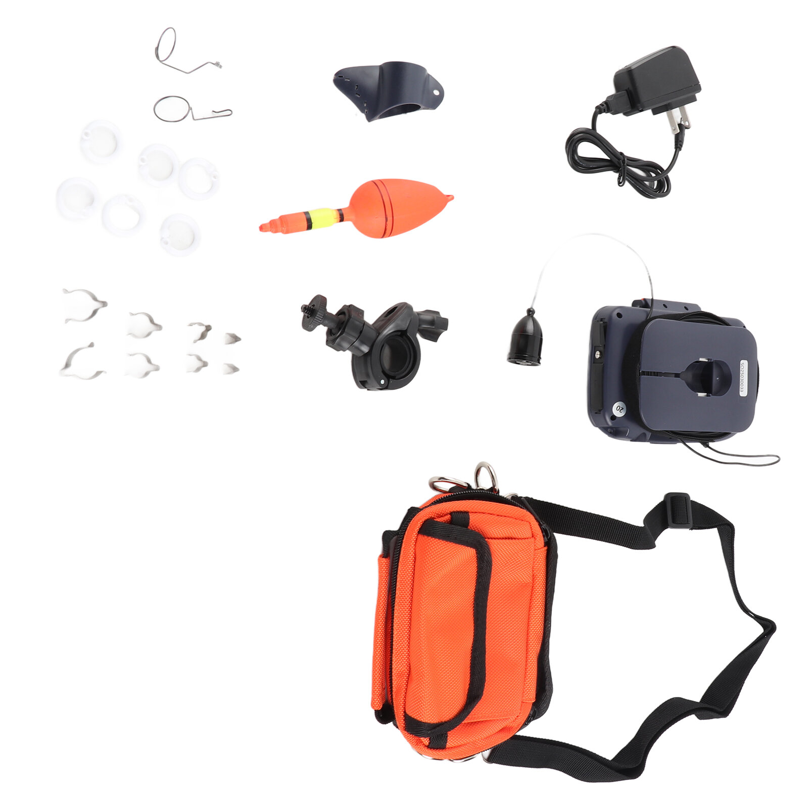 Подводная камера для рыбалки с 4,3-дюймовым цифровым ЖК-монитором, 120°, 300 000 пикселей, 8 CS, ночное видение для речной/подледной рыбалки