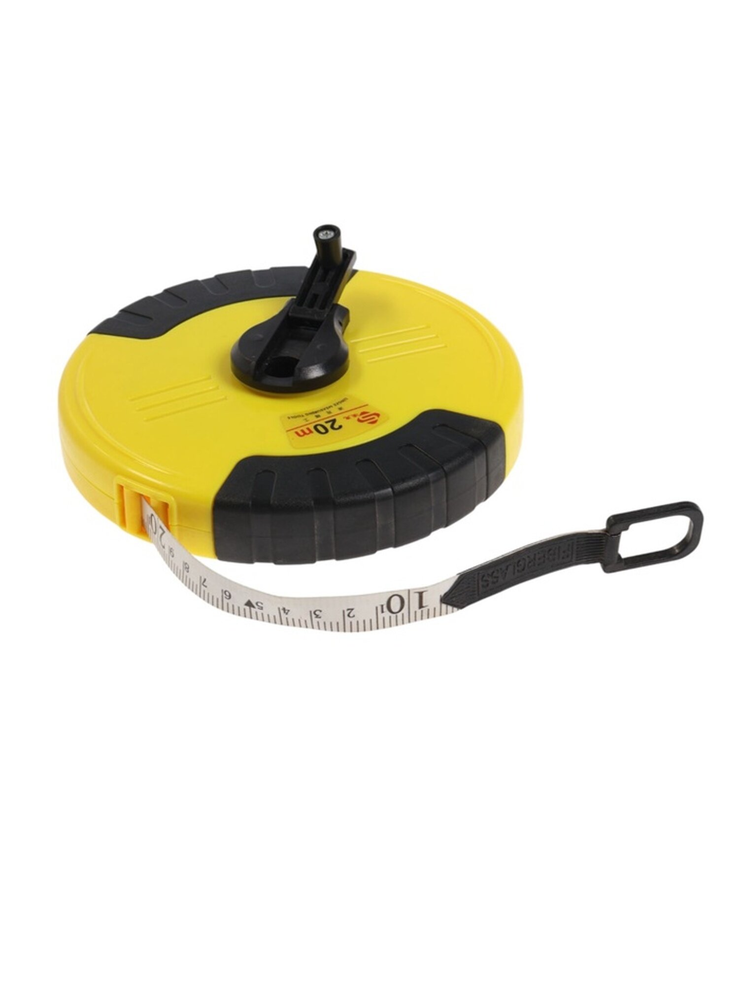 Рулетка геодезическая тундра, ПВХ лента, закрытый корпус, 20 м х 15 мм 10586491