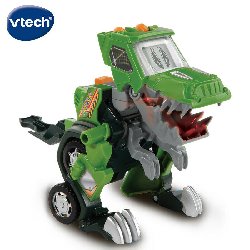 VTech Children's Transforming Dinosaur Toy, Guardian T-Rex, Transforming Jeep, for Ages 3-8, Birthday Gift for Boys