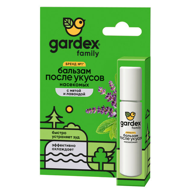Бальзам-ролик GARDEX Family после укусов 7мл