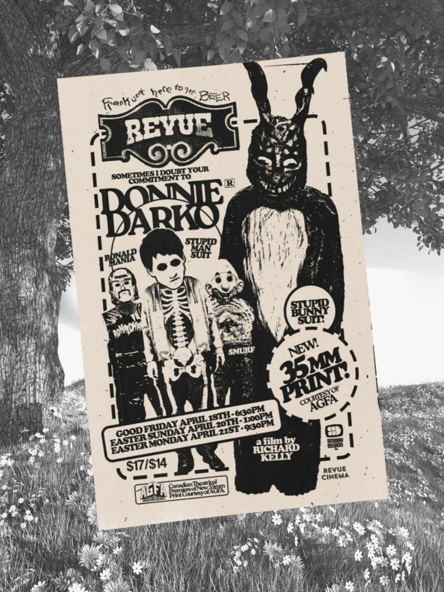 Постер pinterest "Донни Дарко", 29.7х42см, А3, глянцевый