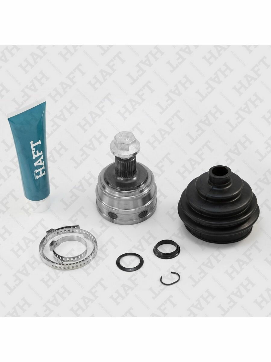 ШРУС HAFT GA0106, для AUDI 80/90/Coupe, передний, металл, резина
