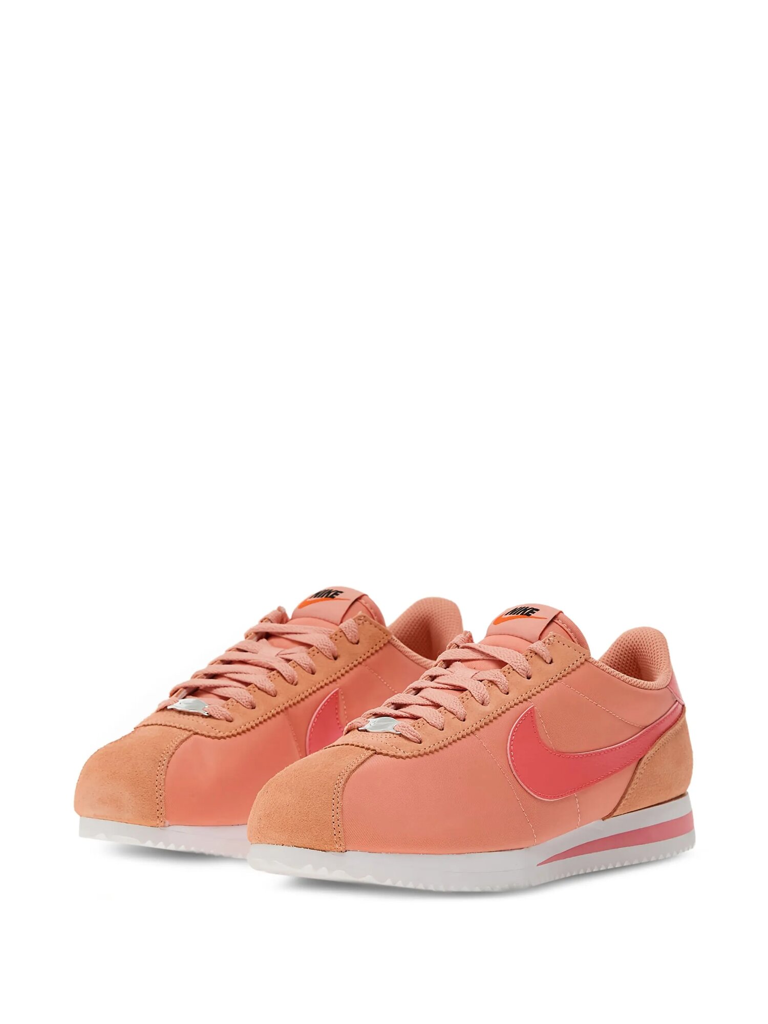 Кроссовки NIKE Cortez, размер 5 US, черный/серый/оранжевый — фото 1