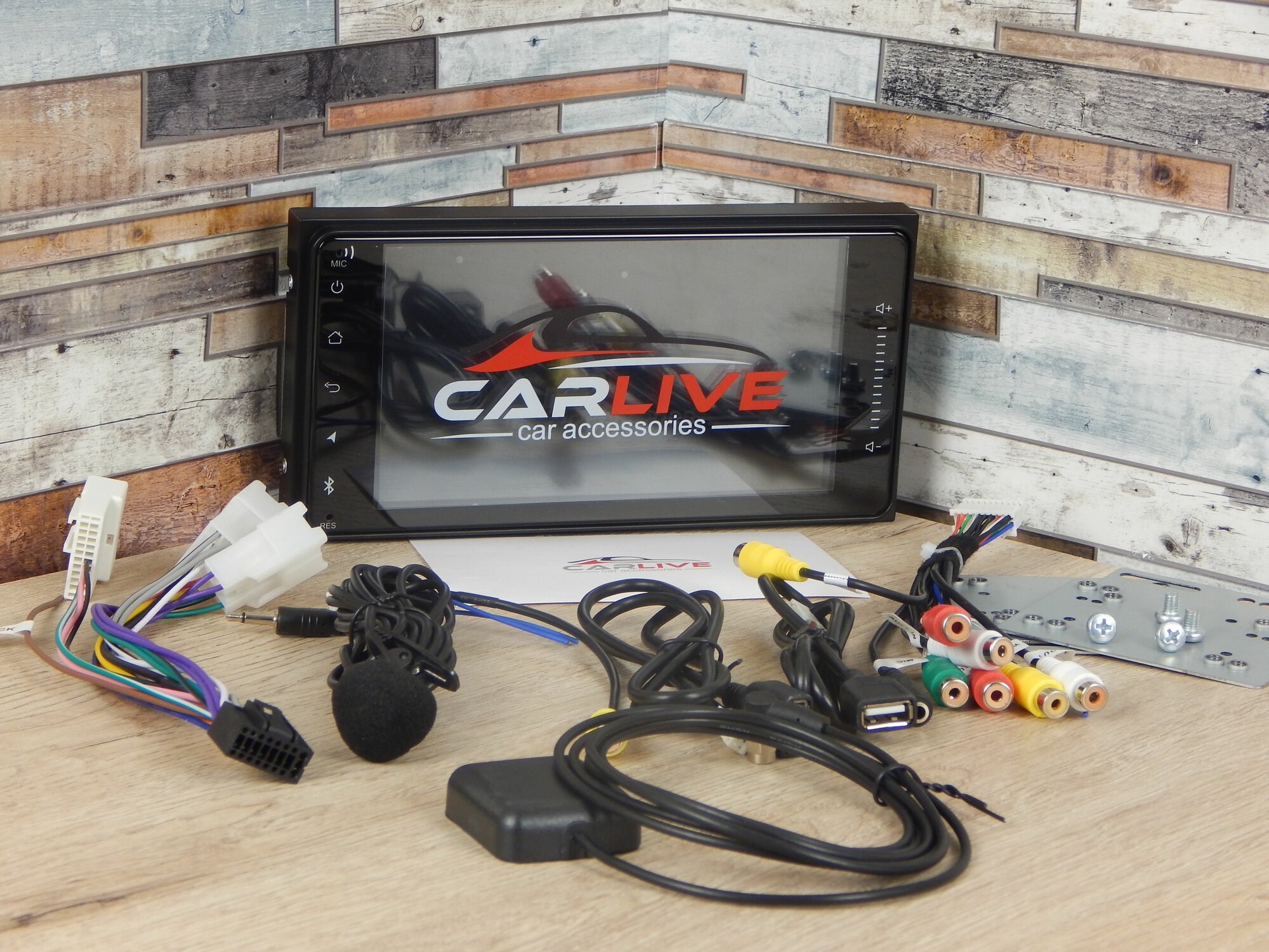 Магнитола Carlive A9, 2 din, 7 дюймов, 2+32GB. Автомагнитола, микрофон, WIFI, Bluetooth, GPS-навигация, MP5-плеер. Магнитофон в машину с сенсорным экраном