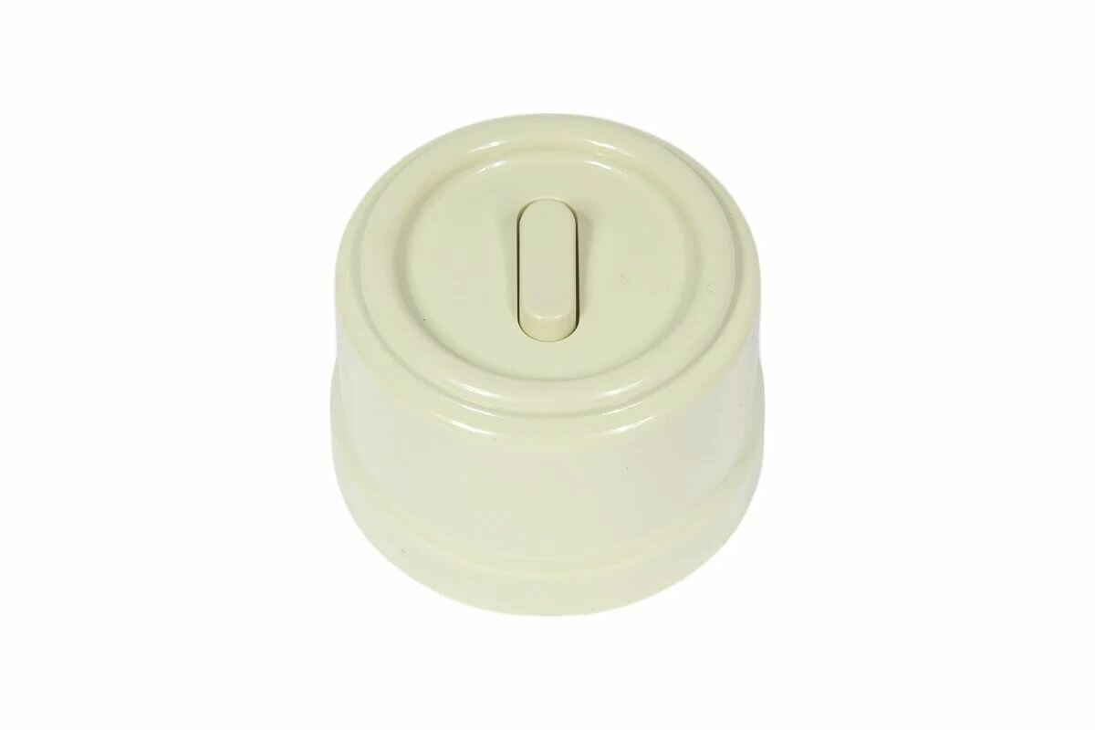 Выключатель/переключатель Jantera Cambre клавишный, проходной, одинарный, пластик. Цвет Шалфей