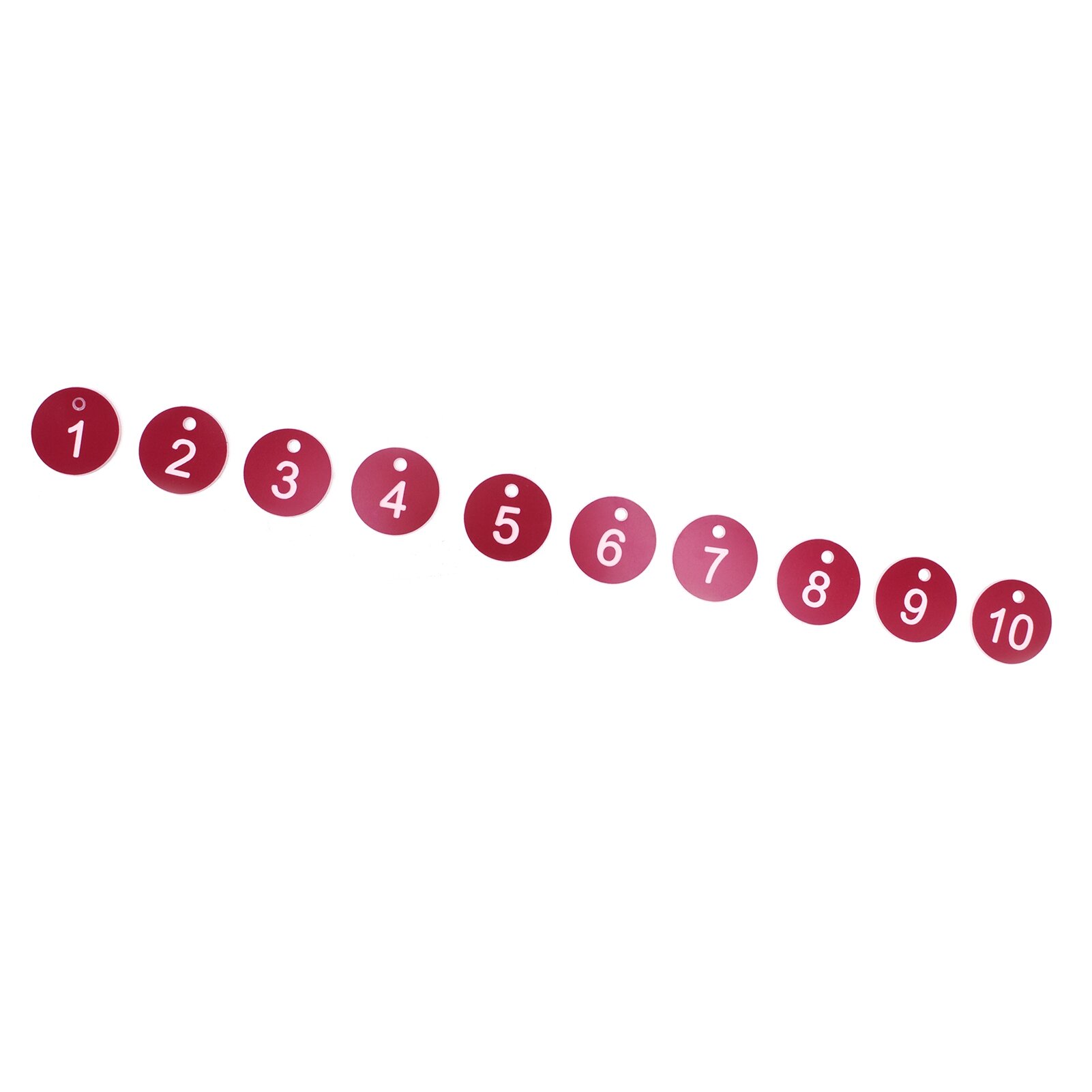 50 шт, нумерованная этикетка, нумерованная бирка для сельскохозяйственного скота, пчеловодства, животноводства, разведения, товары 1-50, красные