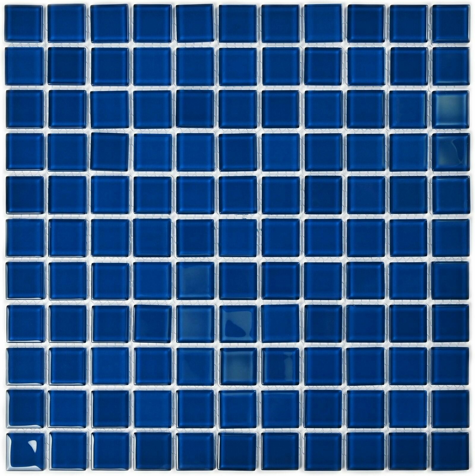 Плитка декоративная, мозаика стеклянная Deep blu, 5 штук