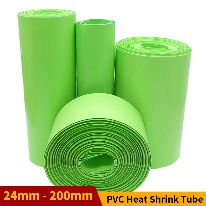 18650 Литиевая батарея Термоусадочная трубка Ширина 24 мм ~ 300 мм Литий-ионная пленка Крышка Кожа ПВХ Термоусадочная пленка Рукав Изоляционная оболочка