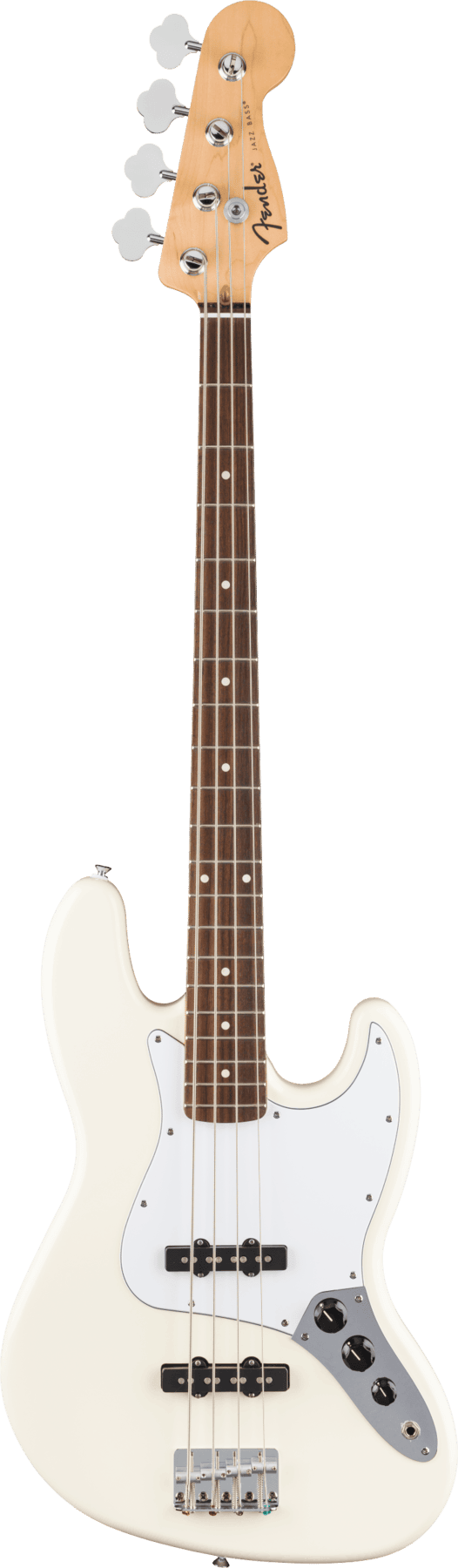 FENDER Standard Jazz Bass Olympic White бас-гитара, 4 струны