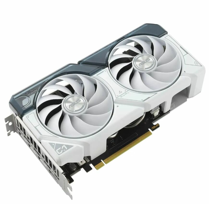 Видеокарта ASUS DUAL-RTX4060TI-O8G-WHITE (DUAL-RTX4060TI-O8G-WHITE) - PCI Express 4.0, 8 ГБ, GDDR6, 128 бит, PCI-E, GPU 2565 МГц