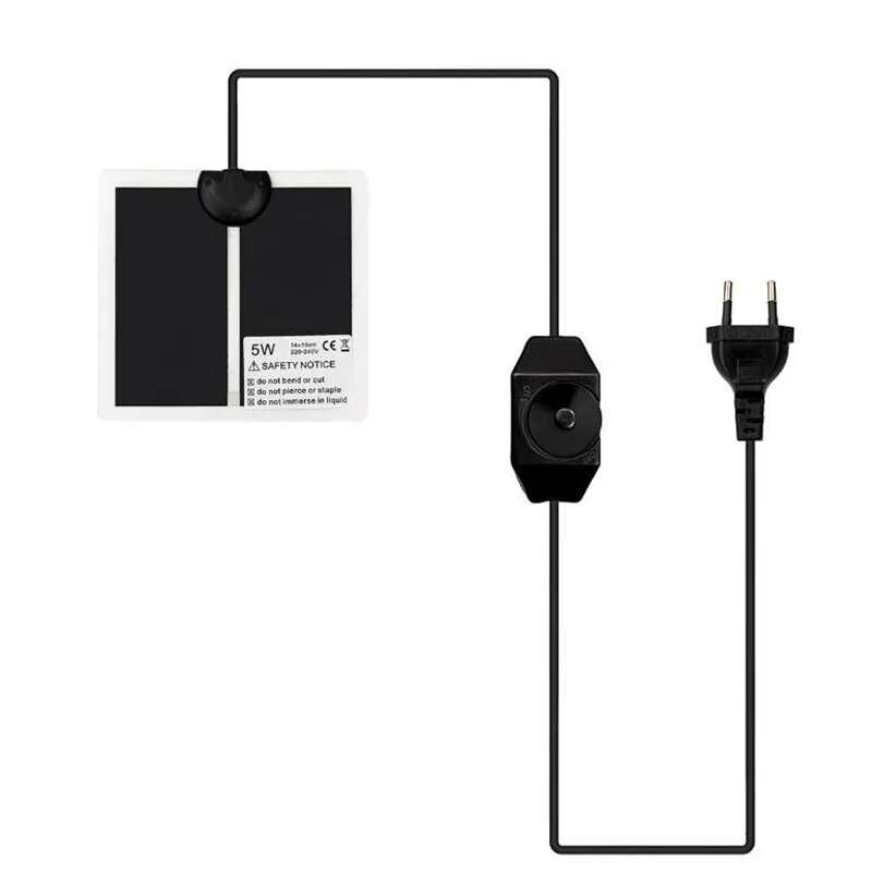 Термоковрик для рептилий 5 W, 220V