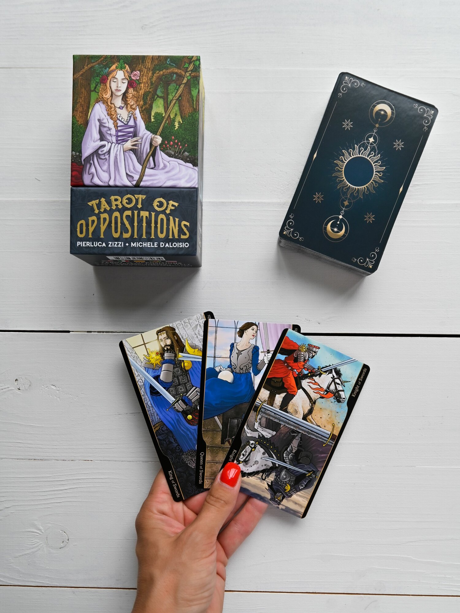 Карты Таро Оппозиций / Премиум бокс 78 карт, Lo Scarabeo, 70x120 мм