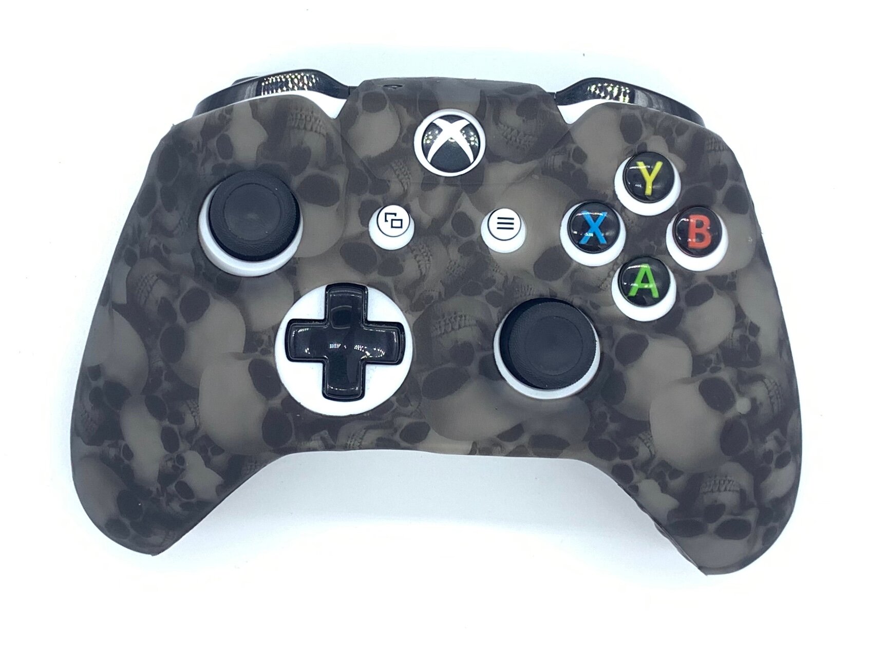 Чехол защитный Xbox One Silicone Case for Controller Черепа Black