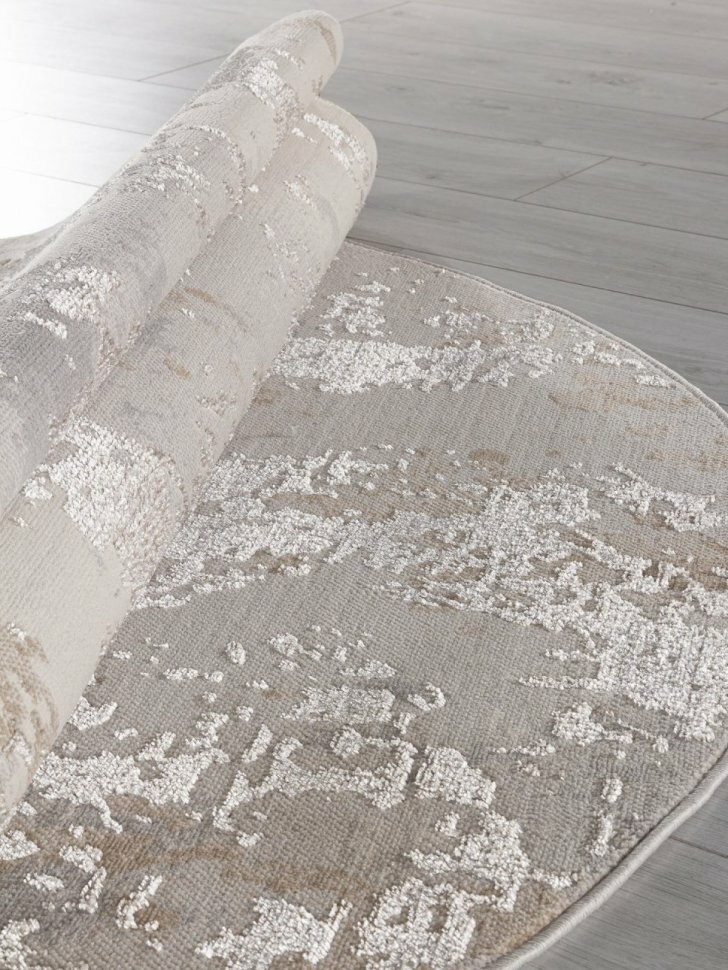 Ковер F171 - DARK BEIGE - Овал - коллекция LIMAN (1.6 х 3 м)