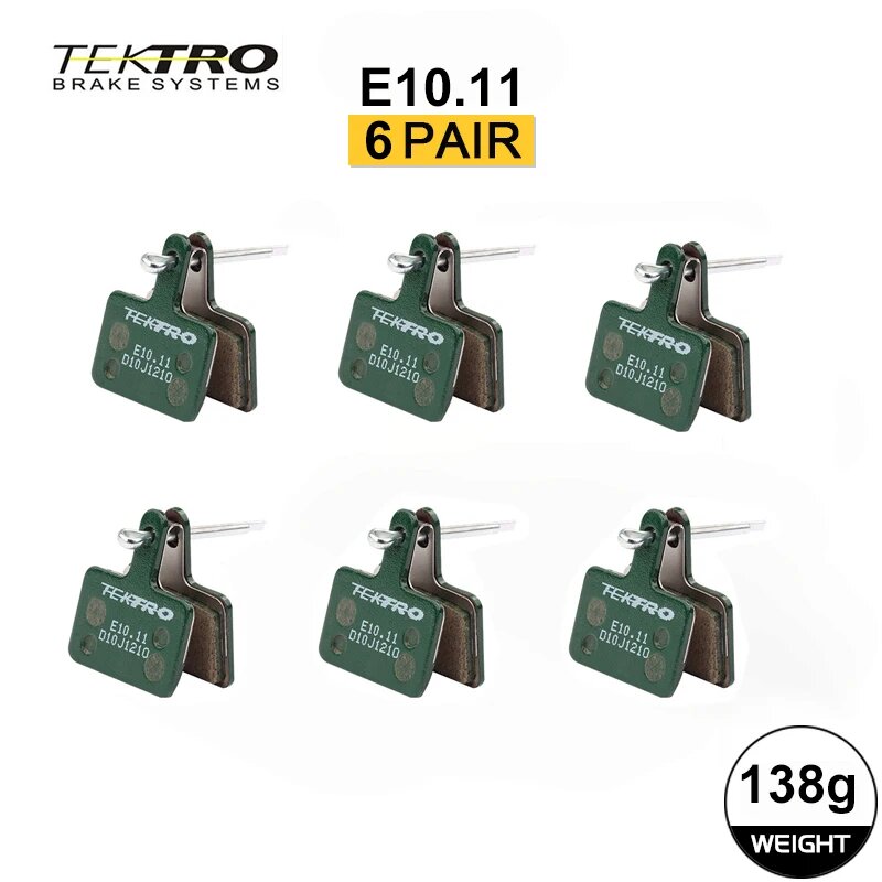 TEKTRO E10.11 тормозные колодки 2 мм Темно-зеленый, 6 pair