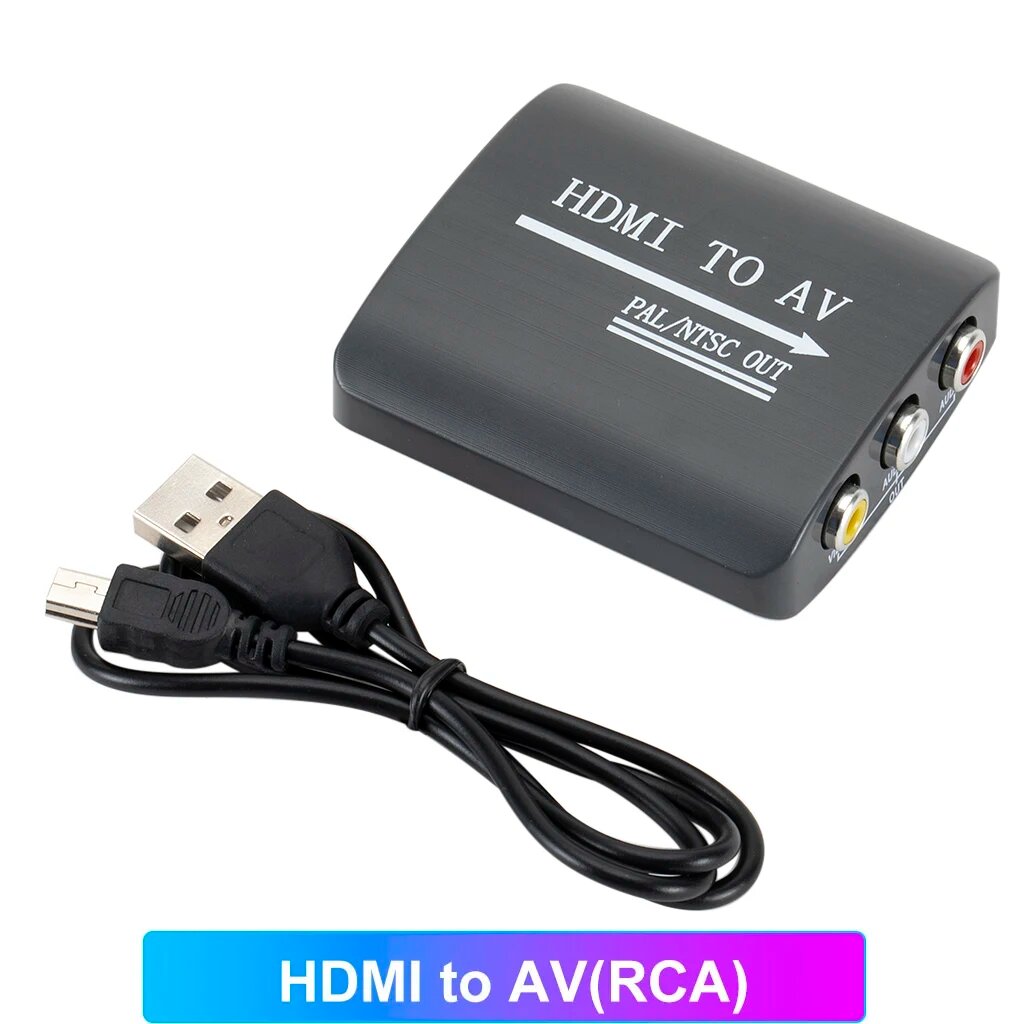 Адаптер AV (RCA) к HDMI kebidumei A Style HDMI TO AV