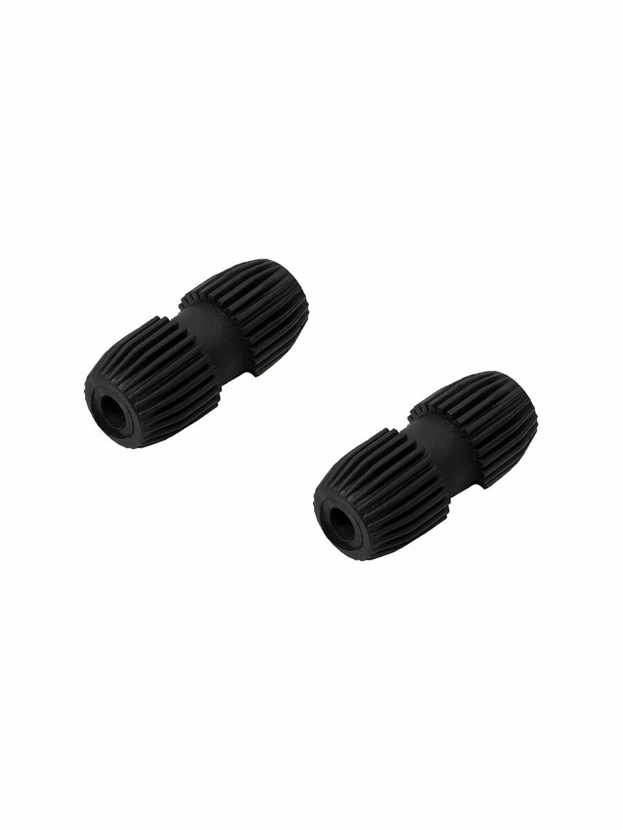 Соединительная втулка / соединительная муфта к рейлингу (диаметр 16 мм) черная (комплект 2 шт.)