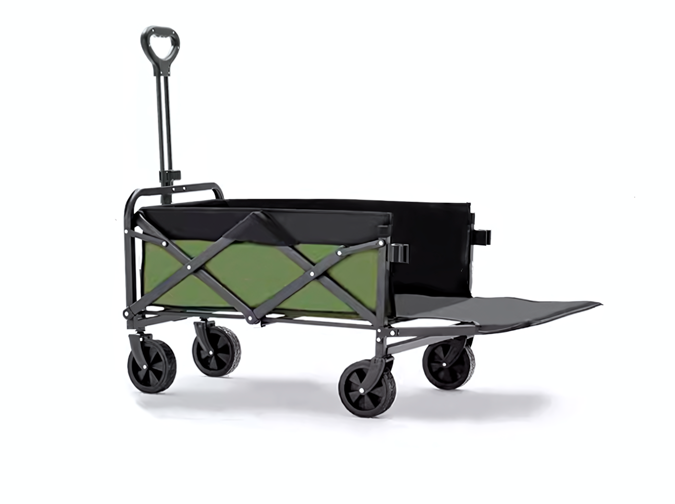 Тележка для кемпинга, грузоподъемность 180 кг, цвет хаки, 73х47 см