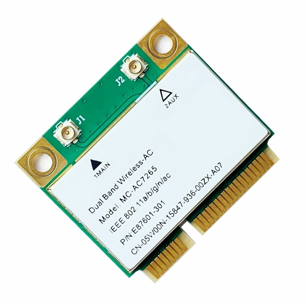 Беспроводная сетевая карта PCIe 1200 Мбит/с с двойным диапазоном частот 2,4 G и 5 ГГц