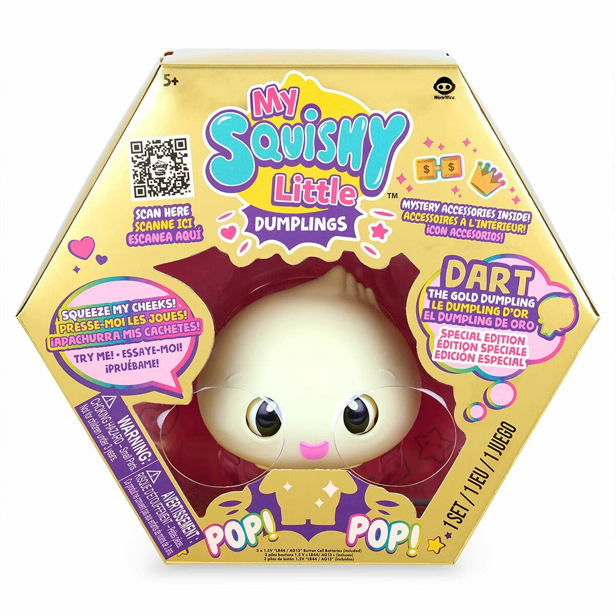 WowWee My Squishy Little Dumplings/ Милый коллекционный подарок для детей на день рождения