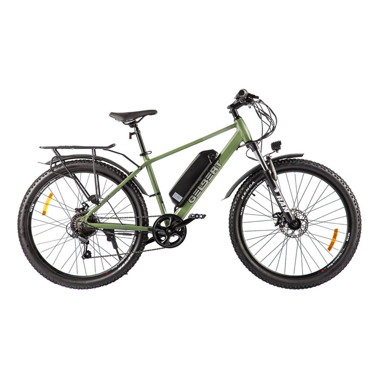 Электровелосипед Gelbert (Eltreco) Ran 3 PRO зеленый, для мужчин ,500