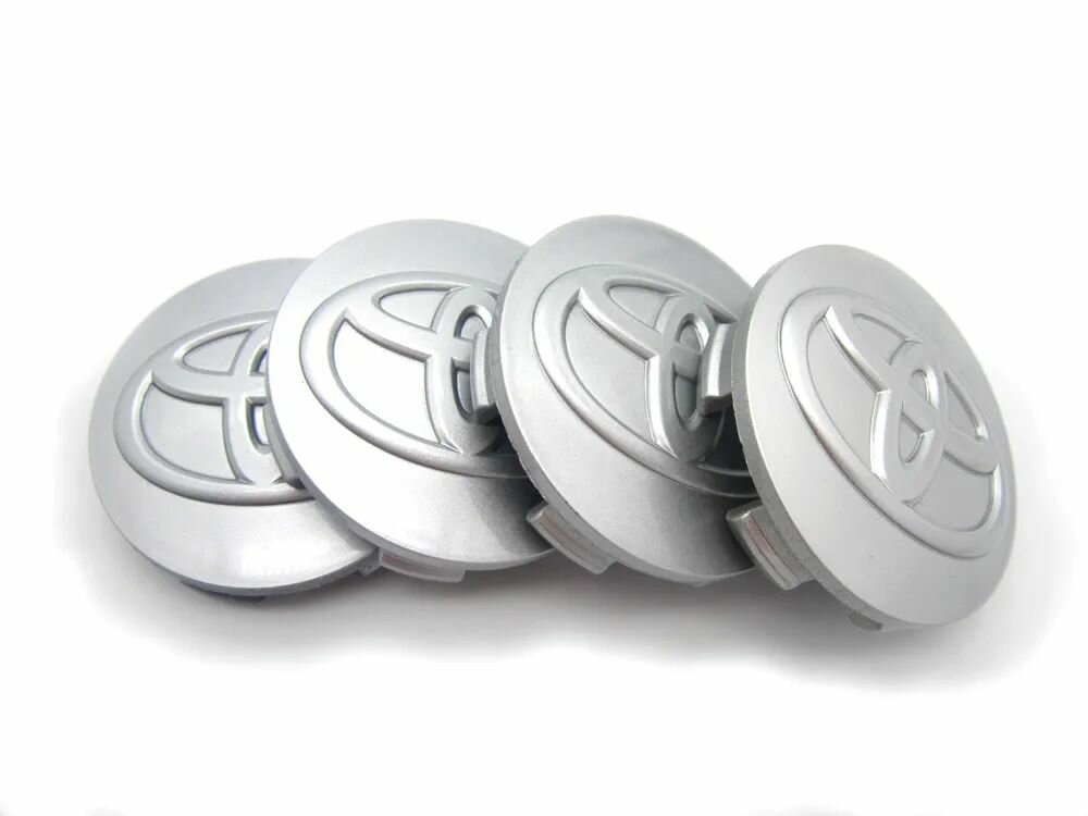 Колпачки, заглушки на литые диски Techline, Ijitsu, Vossen 60/56/10 мм Тойота, комплект 4 шт.