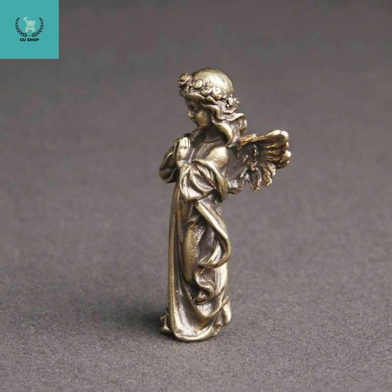 Металлическая латунная-Маленький ангел