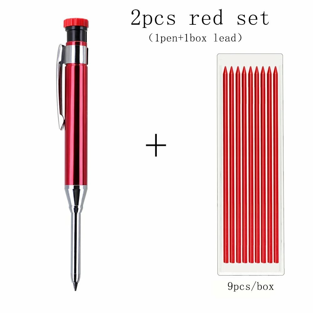 Механический карандаш 2pcs red set, красный