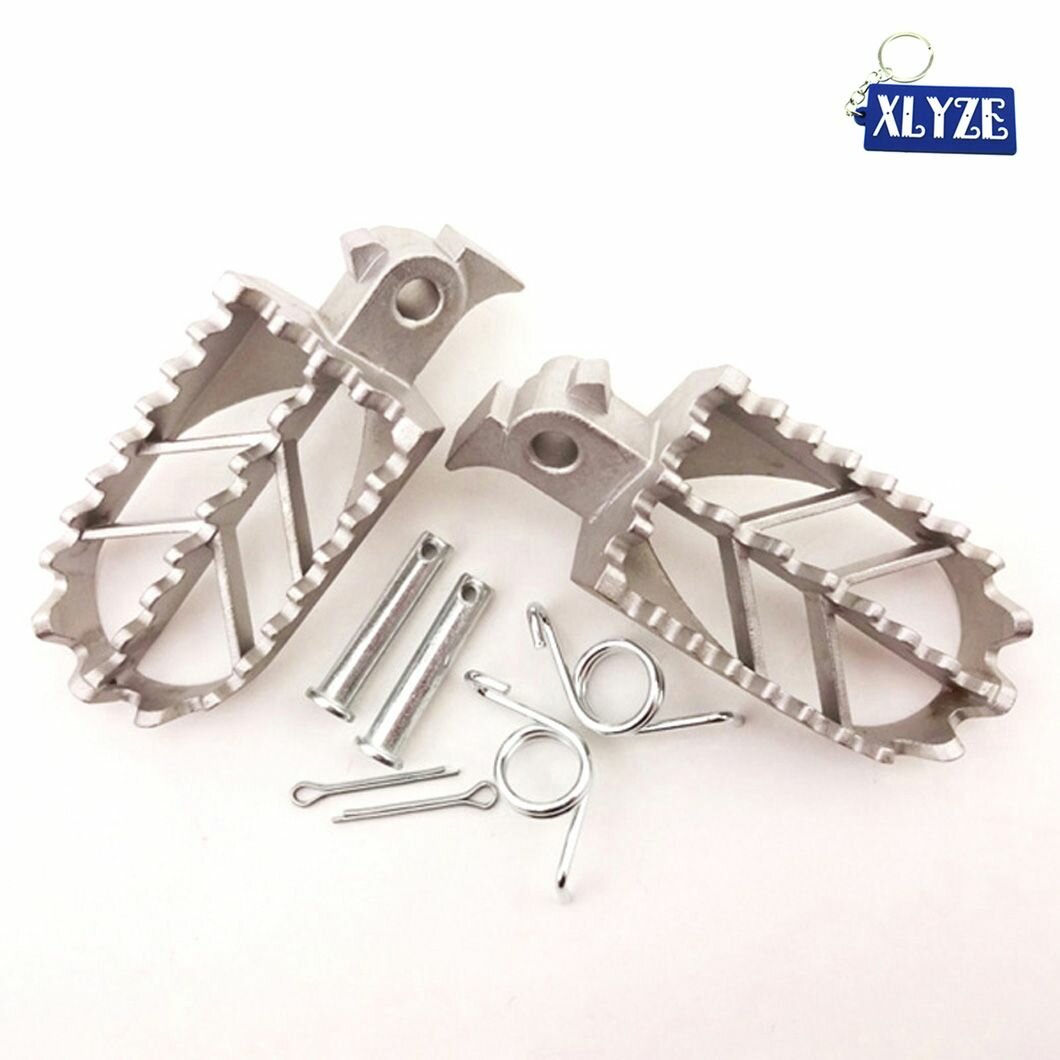 Подножки из нержавеющей стали, подставка XLYZE для ног CRF50 XR50 XRF70 CRF70 Pit Dirt Bike Pitster Pro YCF SSR, Yamaha TW200 PW50 PW80