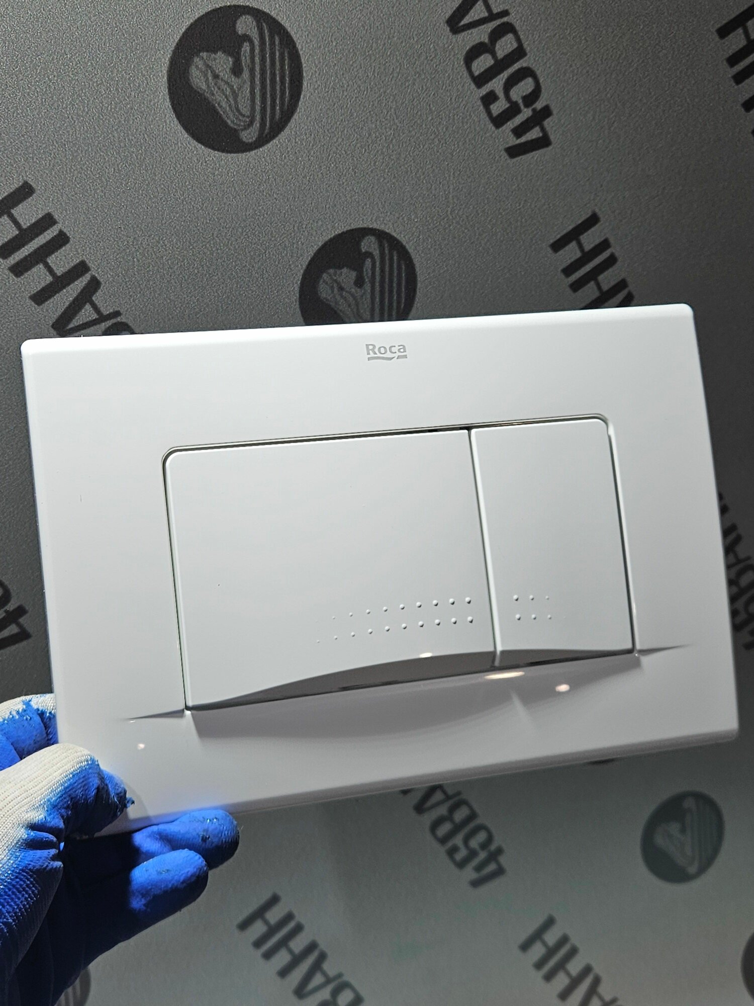 Кнопка клавиша смыва для инсталляции Roca Active PL 32B белый (8901130B0) 255х170мм