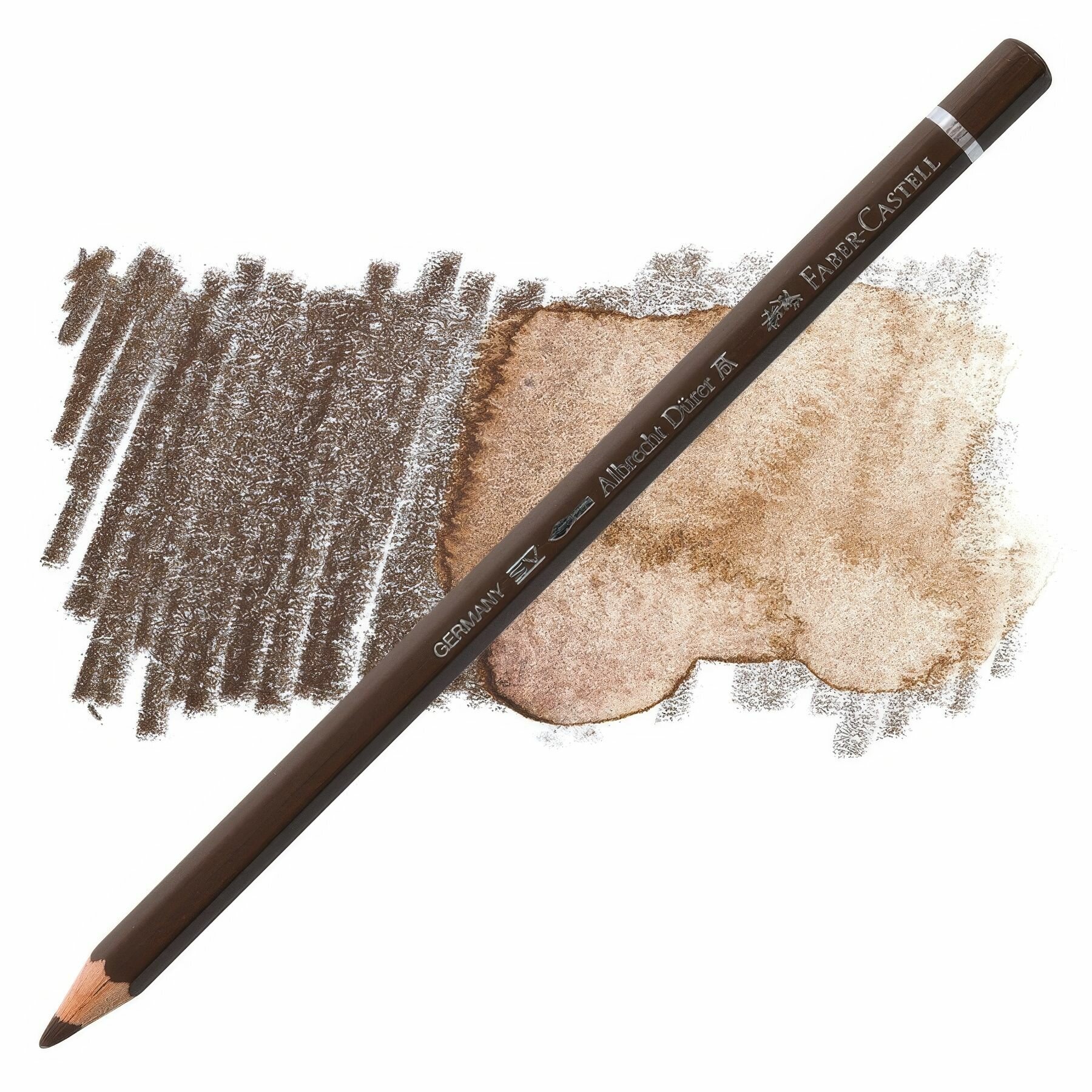 Карандаш цветной акварельный Faber-Castell "Albrecht Durer", 1 шт, цвет №280 жженая умбра