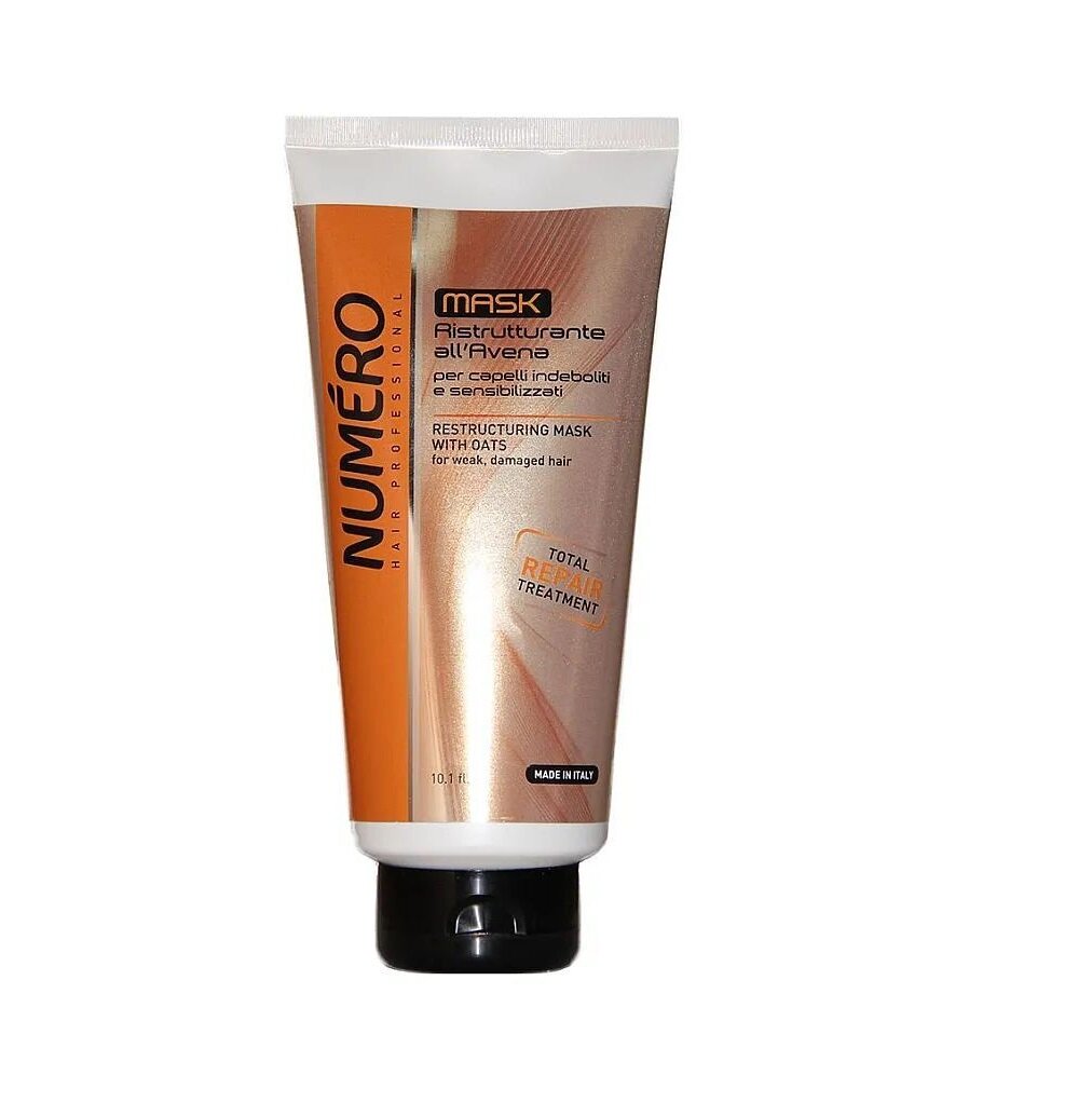 Маска Brelil Professional для волос с экстрактом овса Numero Restructuring Mask With Oats