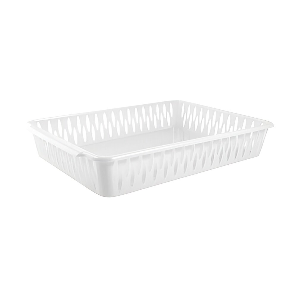 Корзинка "Keeplex" Light A4, 35,5 x 25 x 6 см, цвет: белое облако