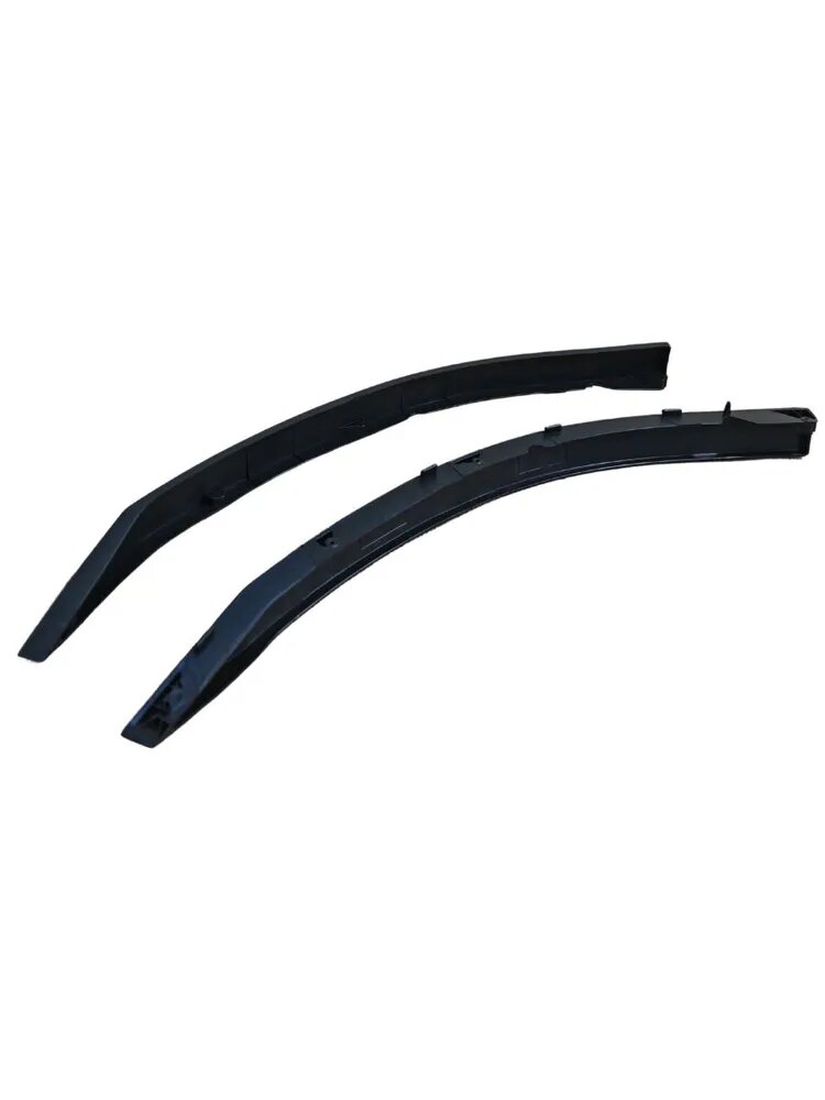 Нижние защитные накладки переднего бампера защитные реснички для ВАЗ 2170, 2171, 2172, Лада Приора