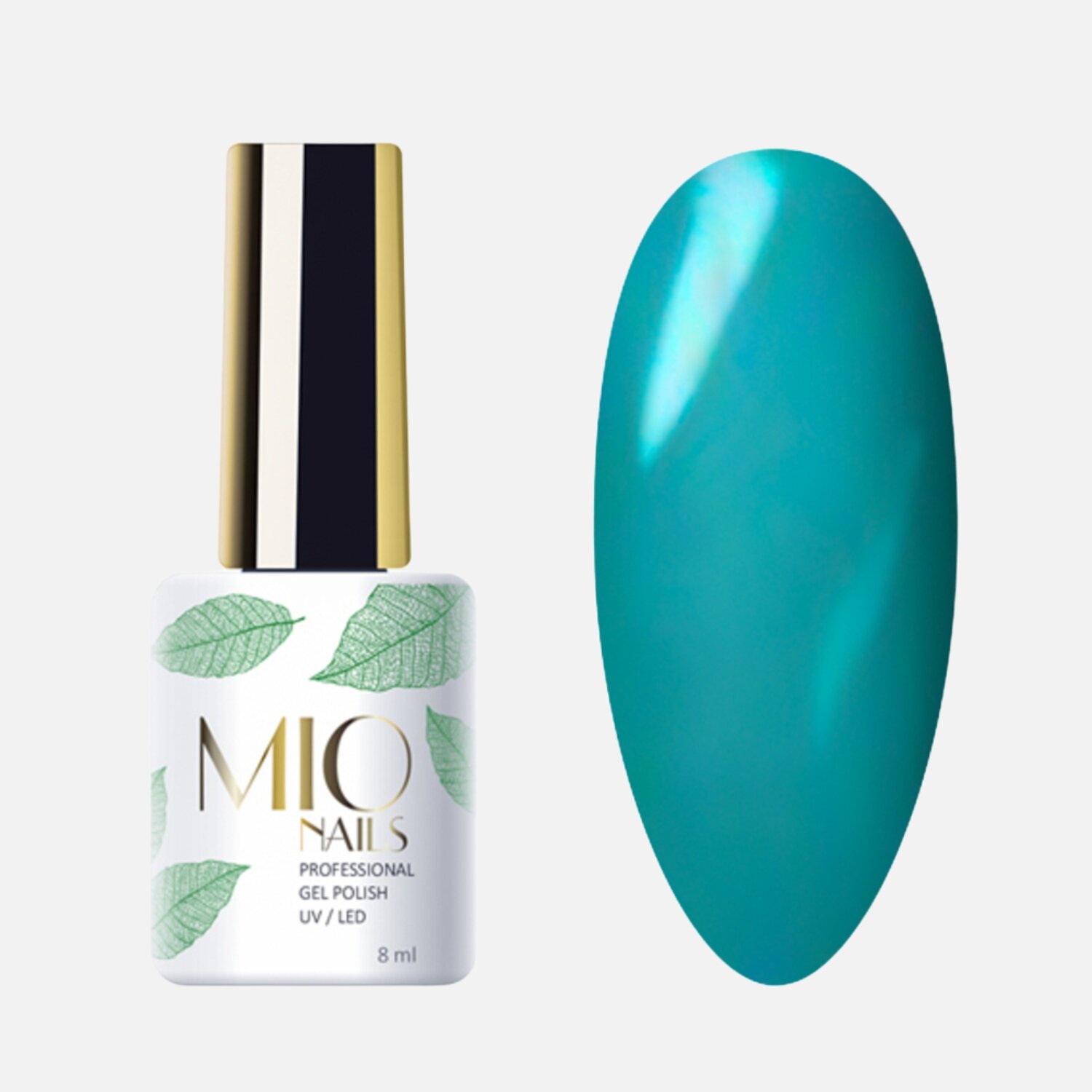 Гель-лак MIO Nails Витраж №VT-05 8 мл бирюзовый оттенок