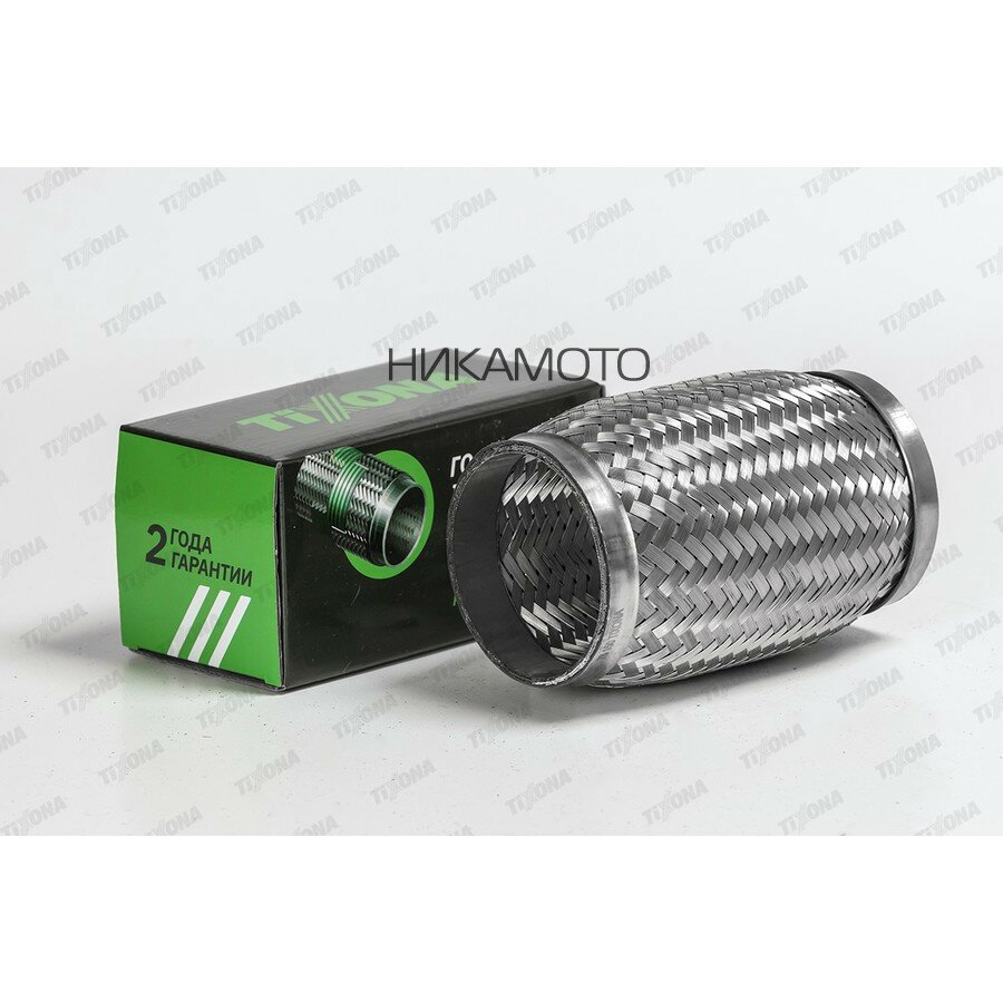 TIXONA 75100 Труба гофрированная универсальная 75x100 InnerBraid, AISI 304