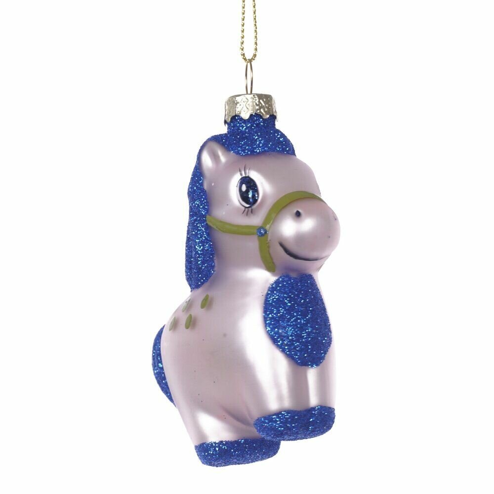 Ёлочная игрушка "Лошадка", 7х4х10 см, 2 вида, цена за 1 шт.