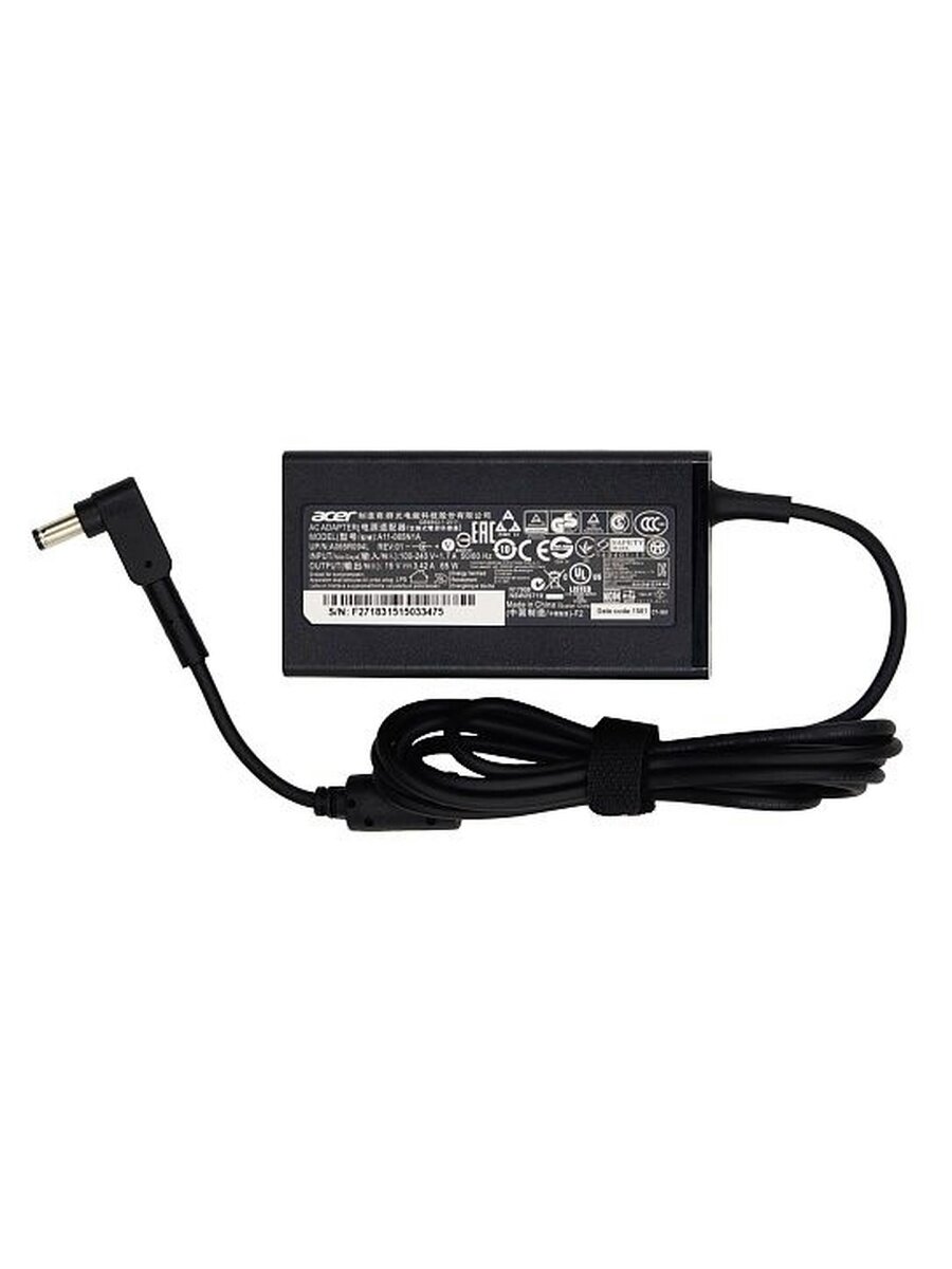 Блок питания Acer 5.5x1.7мм, 65W (19V, 3.42A)
