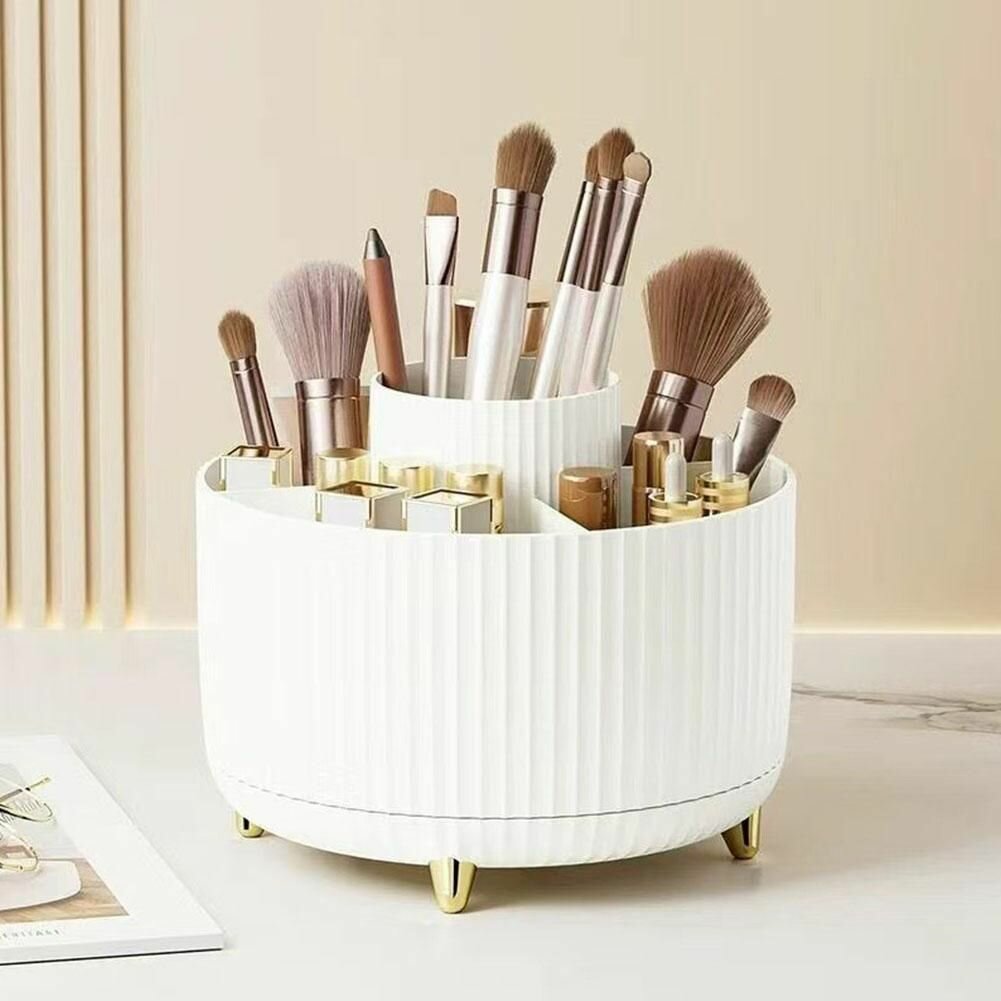 Органайзер вращающийся для хранения косметики кистей и аксессуаров