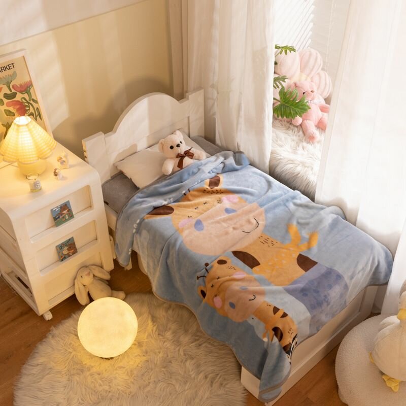 Детский плед Велсофт, длина 140 см, ширина 100 см.