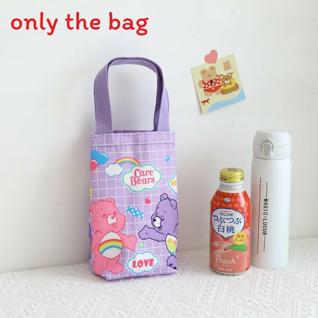 Мешок для хранения на кухню и в поездки с рисунком cinnamoroll my melody из ткани с узором фиолетовая клетка медведь большой