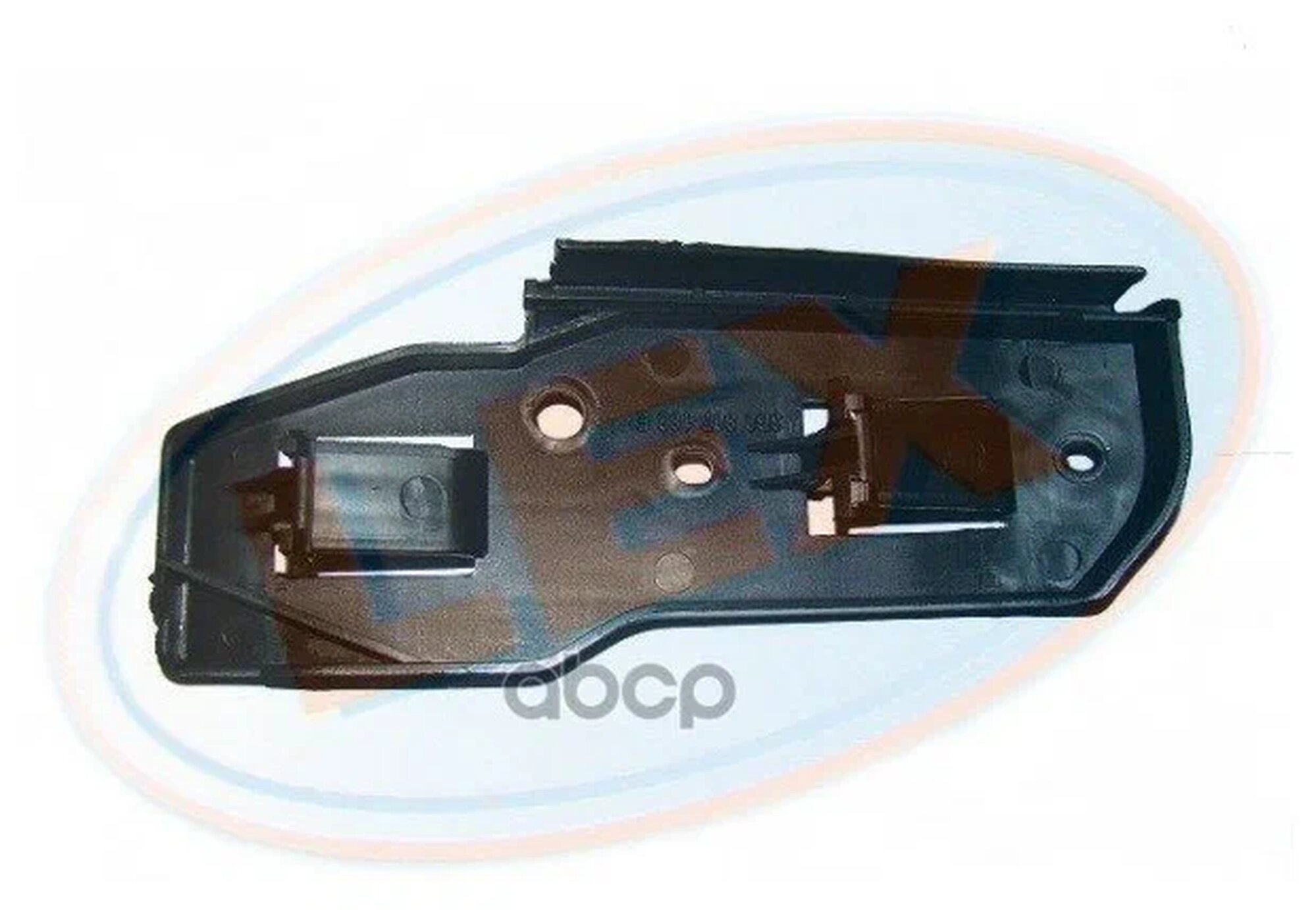 Кронштейн бампера LEX KR0122, для переднего крепления, OEM-номер 3B0807183E