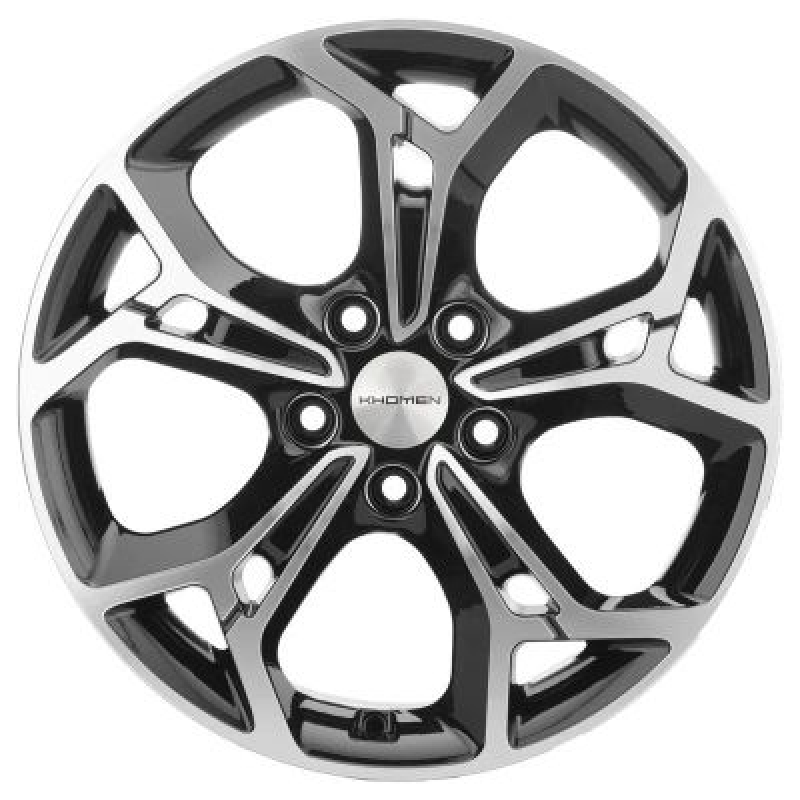 Диск колесный Khomen Wheels KHW1702 (X-trail) 7,0x17 5x114,3 Dia66.1 ET45 цвет Black-FP