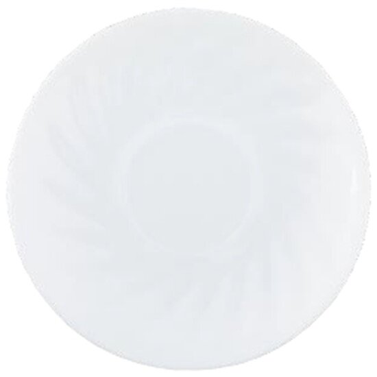 Блюдце Pars Opal Tidal Classic 14 см, опаловое стекло (POT140W)