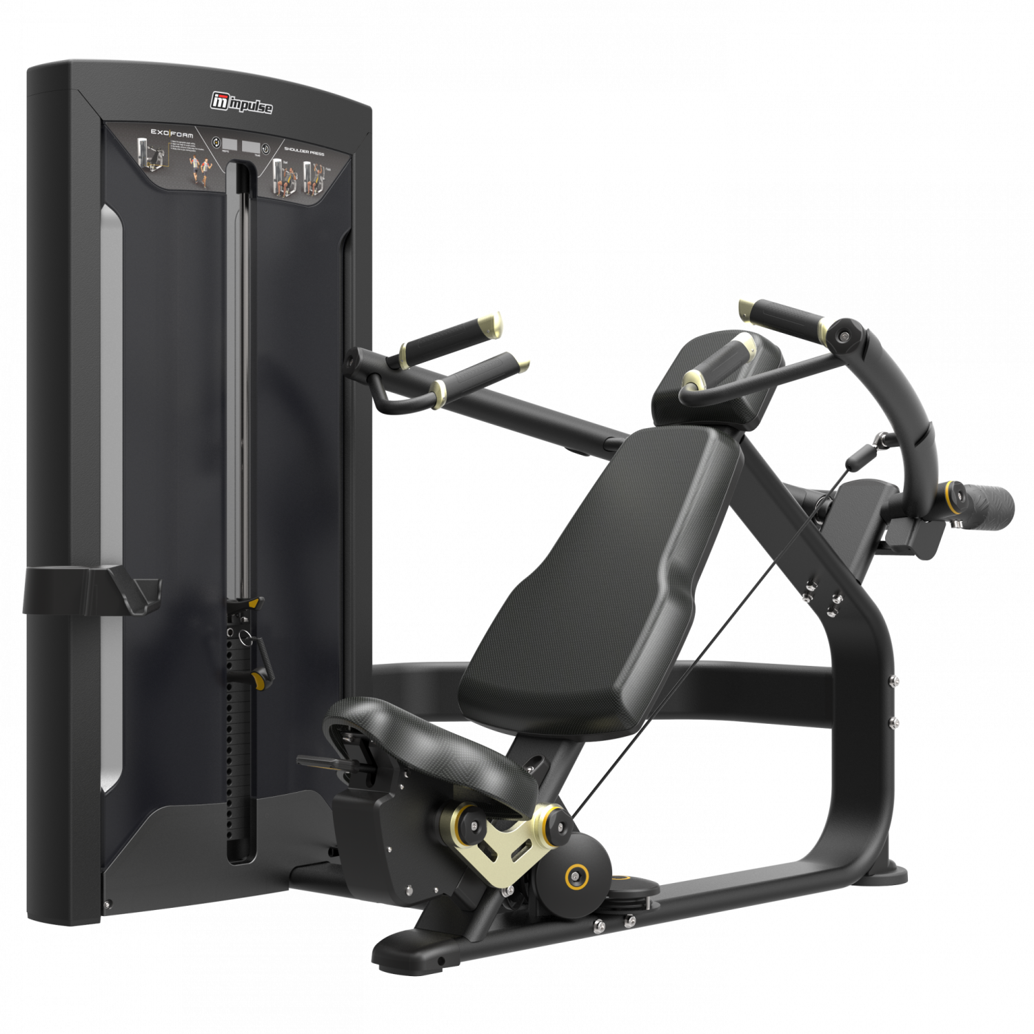 Impulse FE9712 жим от плеч, профессиональный тренажер