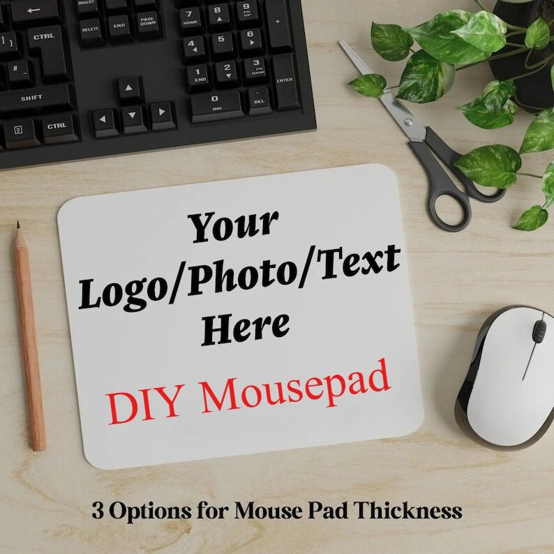 DIY Mousepad с логотипом/фото/текстом
