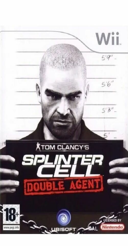 Tom Clancys Splinter Cell Double Agent Двойной агент Английская версия Видеоигра на диске Nintendo Wii. Товар уцененный